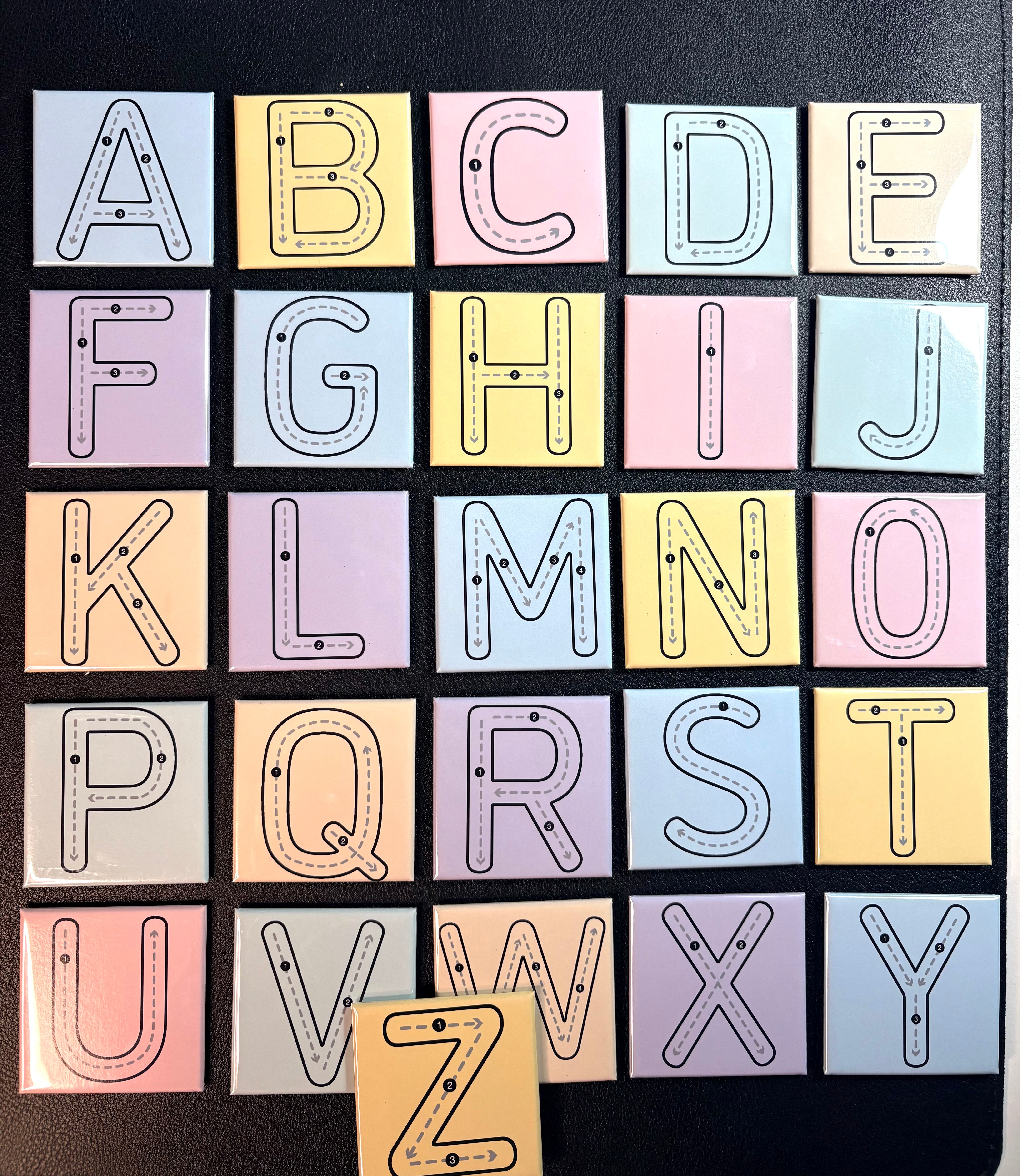 Tracing Alphabet Letters - 2x2" and 2.25" – Joy On Display